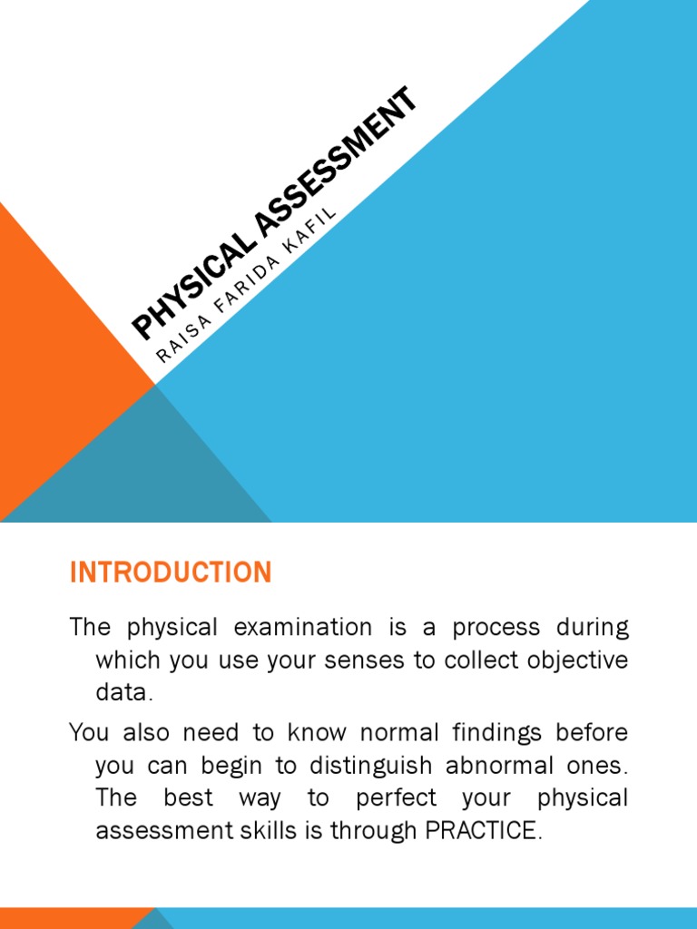Physical Assessment | PDF | Physical Examination | Finger