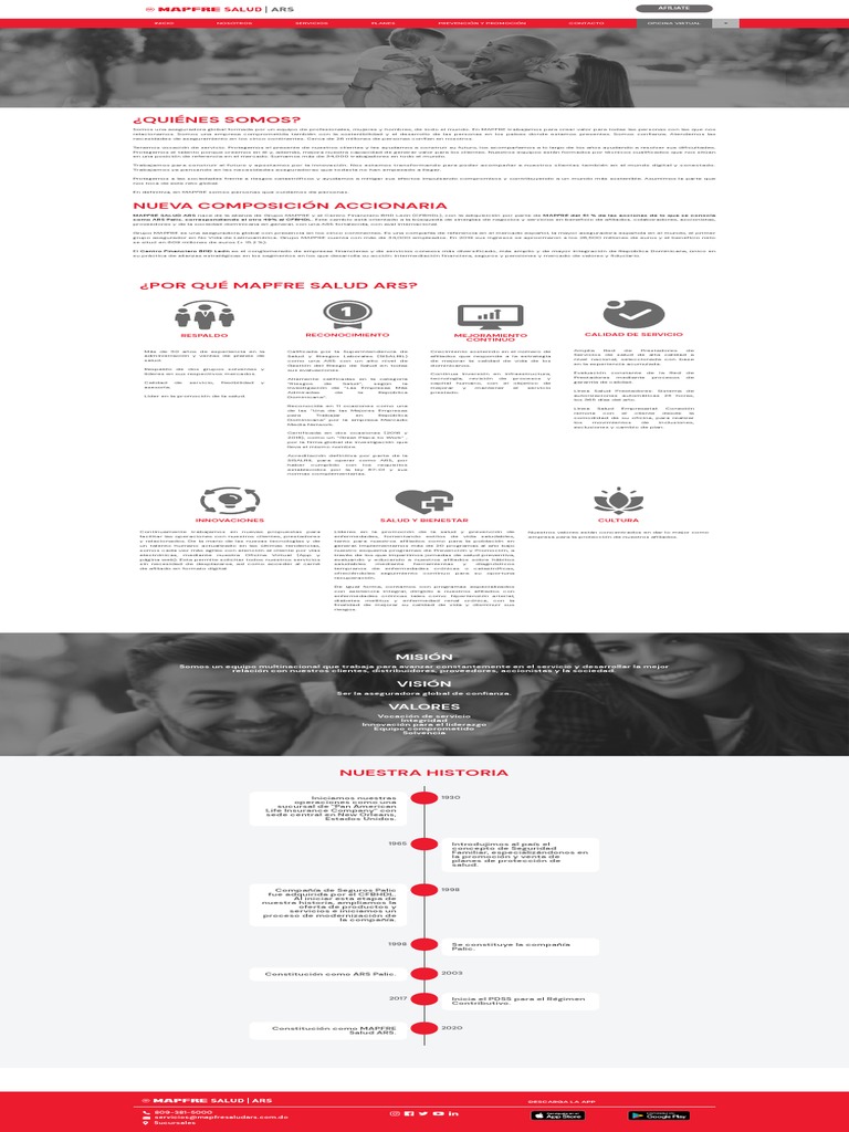 ¿Quiénes Somos - MAPFRE Salud ARS | PDF | España | Economias