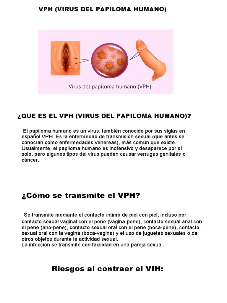 ¿Cómo Se Transmite El VPH? | PDF | Infección transmitida sexualmente ...