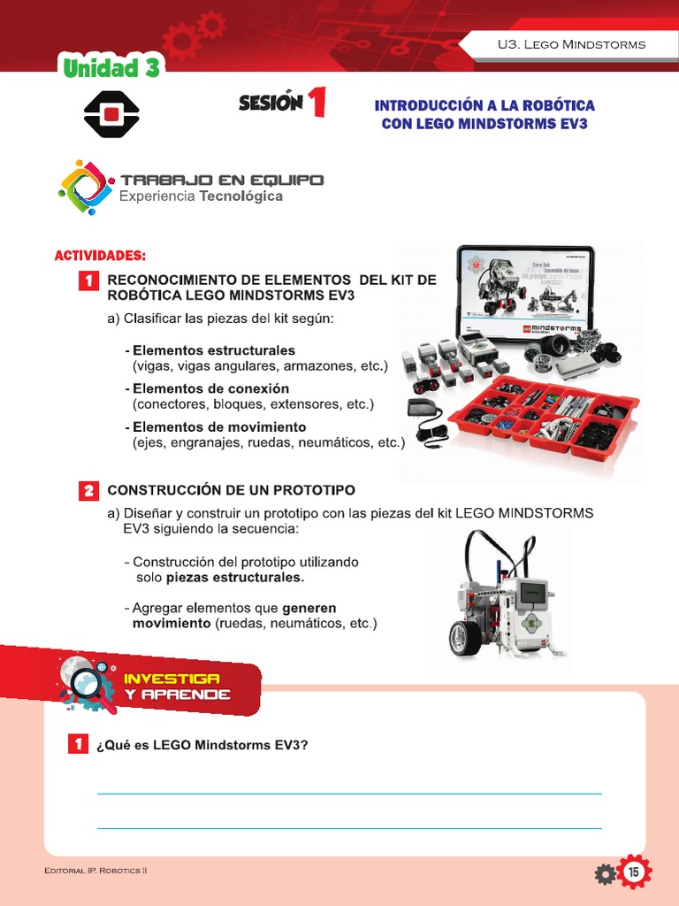 Muestra Robótica Secundaria 2do U3-1-3 | PDF