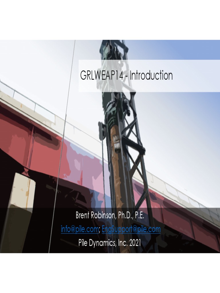 Grlweap14 Guide | PDF | Geotechnical Engineering | Deep Foundation