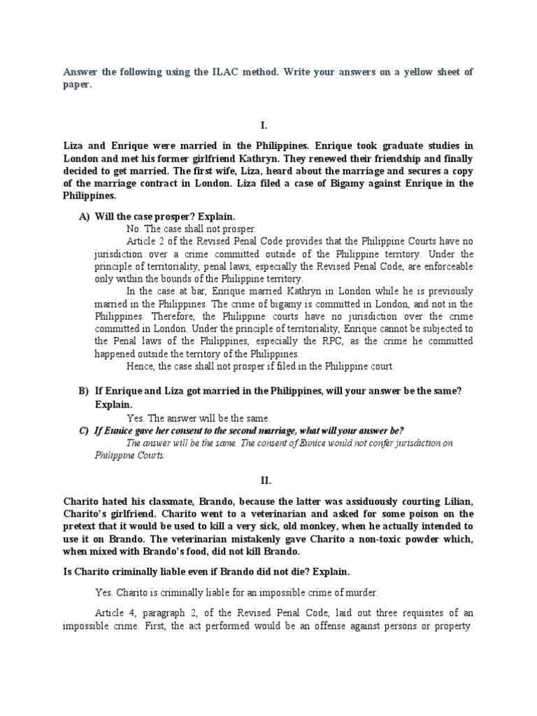 Assignment - ILAC | PDF