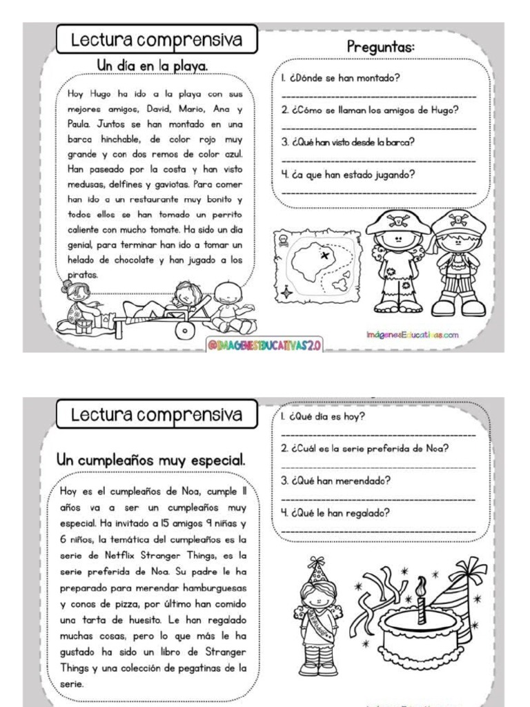 Comprension Lectora | PDF