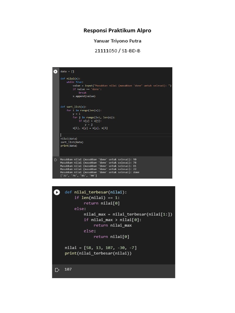 Yanuar Triyono Putra - RESPONSI 2 | PDF