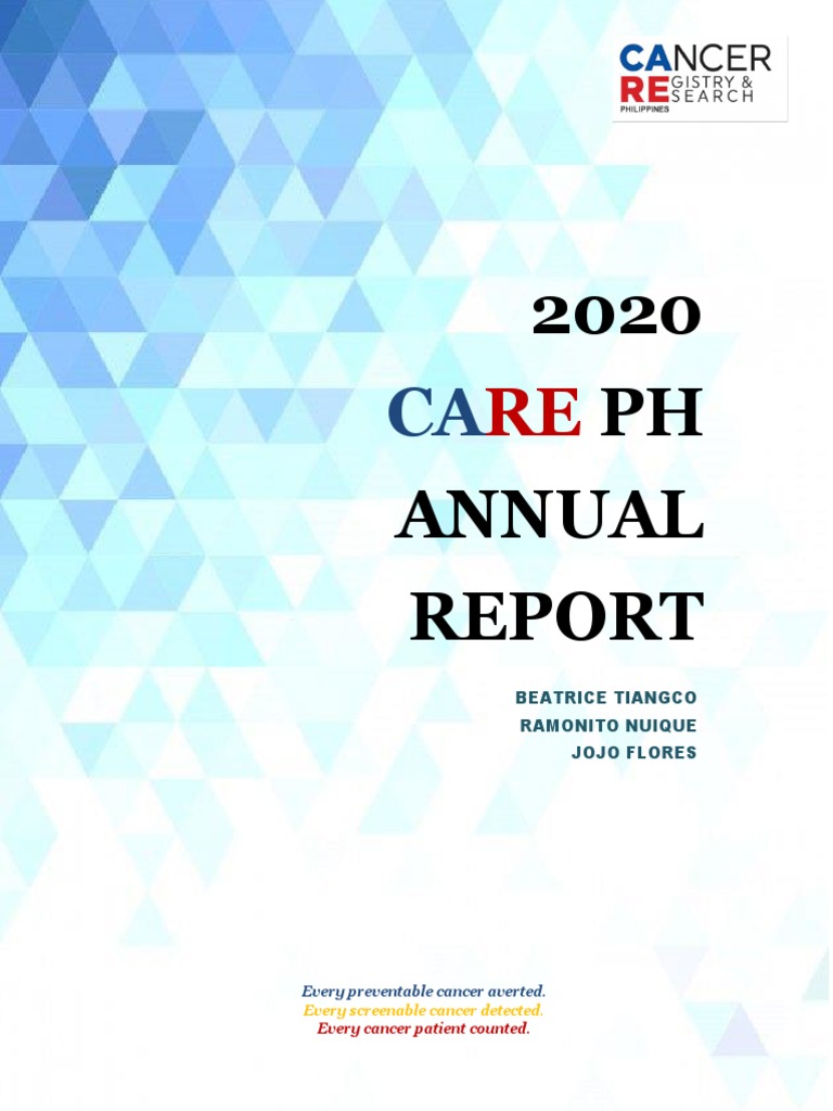 2020 Cancer Care PH Annual Report | PDF | Cancer | Medical Imaging