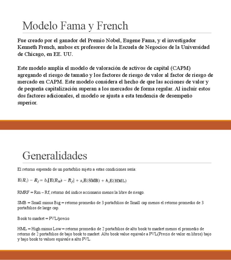 Modelo Fama y French | PDF