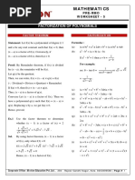 Gr9 Maths Factorisation MEMO | PDF | Mathematics | Arithmetic