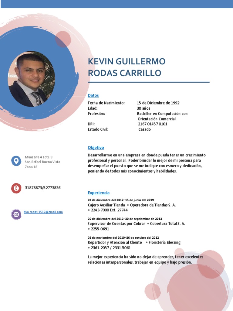 CURRICULUM-KEVIN.docx | PDF