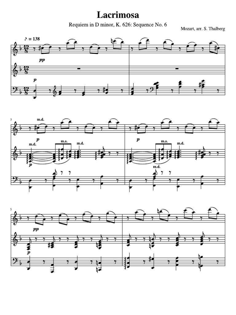 Lacrimosa PDF | PDF
