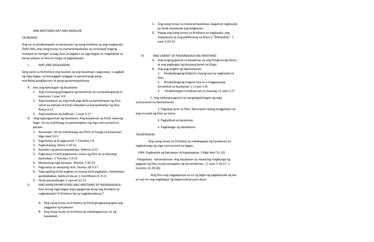 lesson-18- Sunday School | PDF