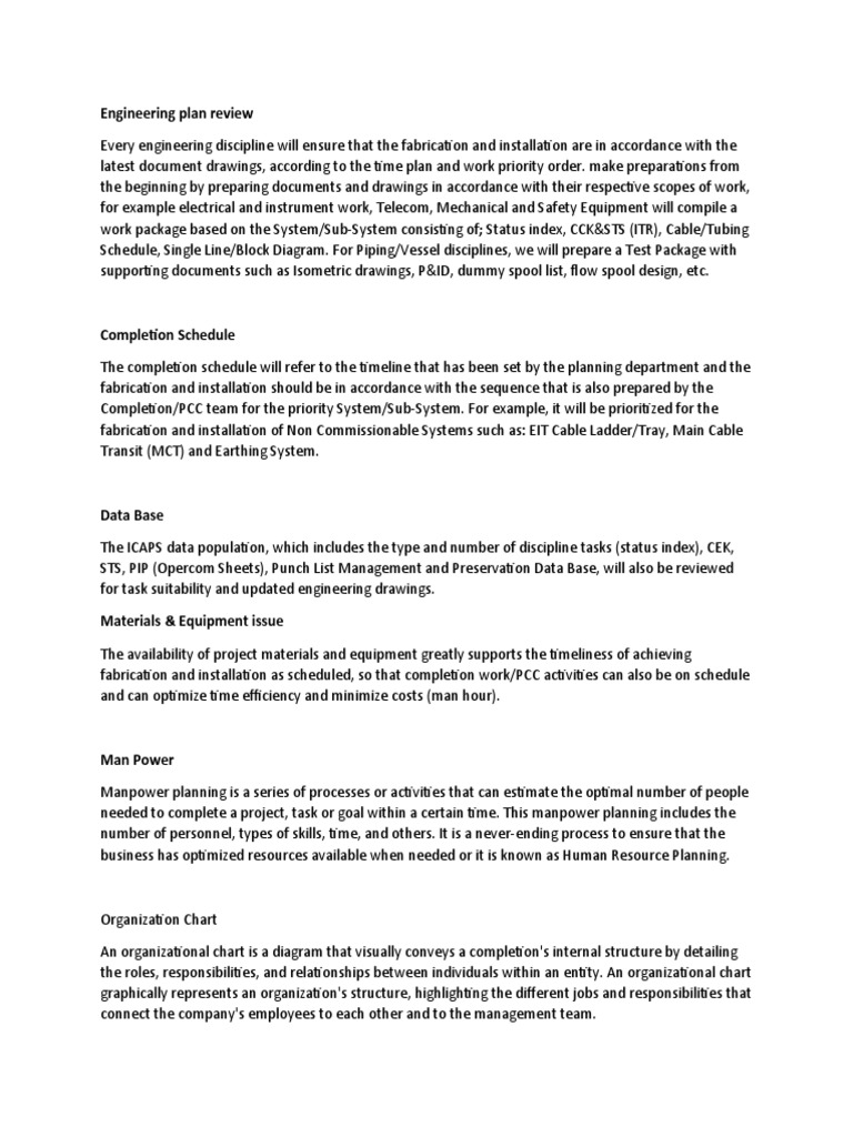 Engineering Plan Review | PDF | Human Resources | System