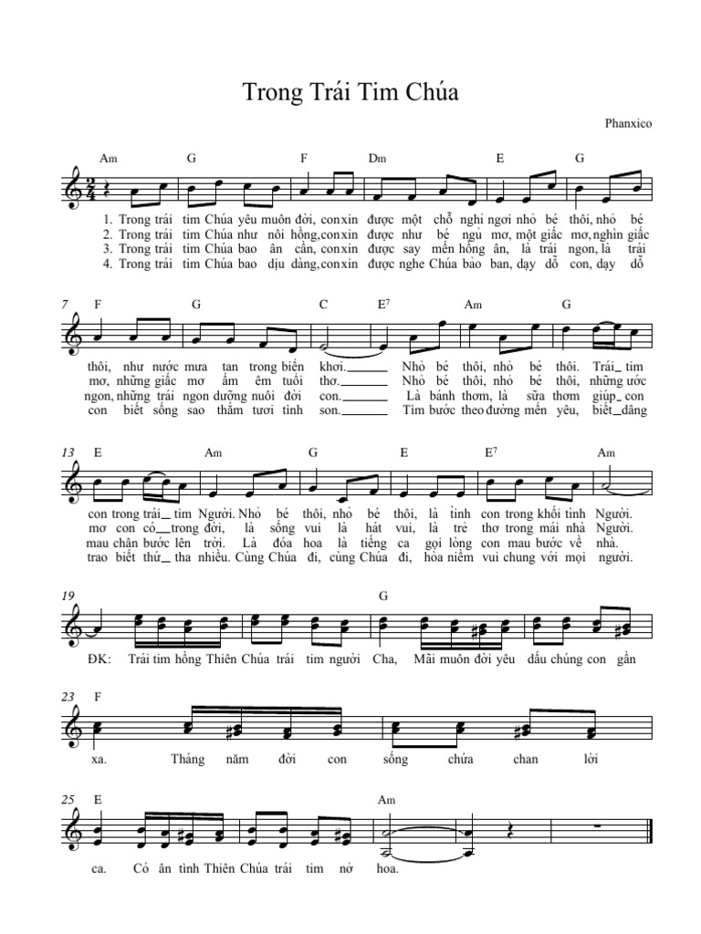 Trong Trai Tim Chua | PDF