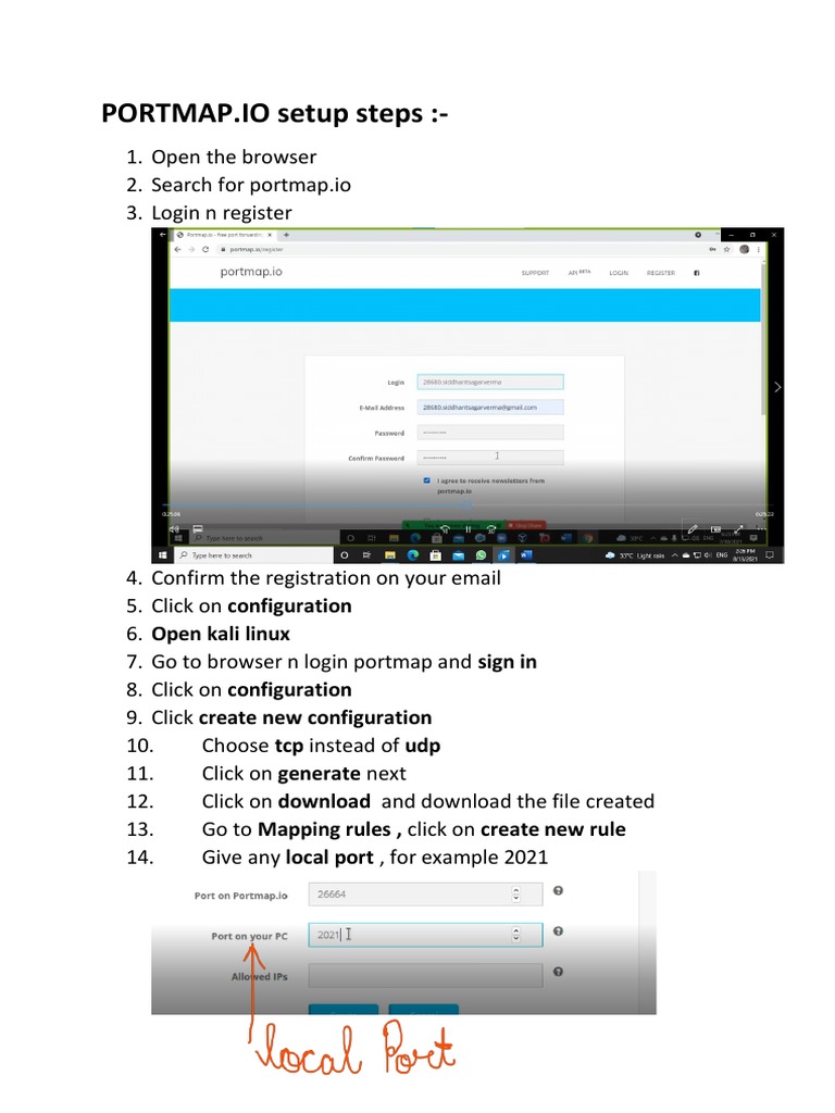 How To Setup Portmap - Io | PDF