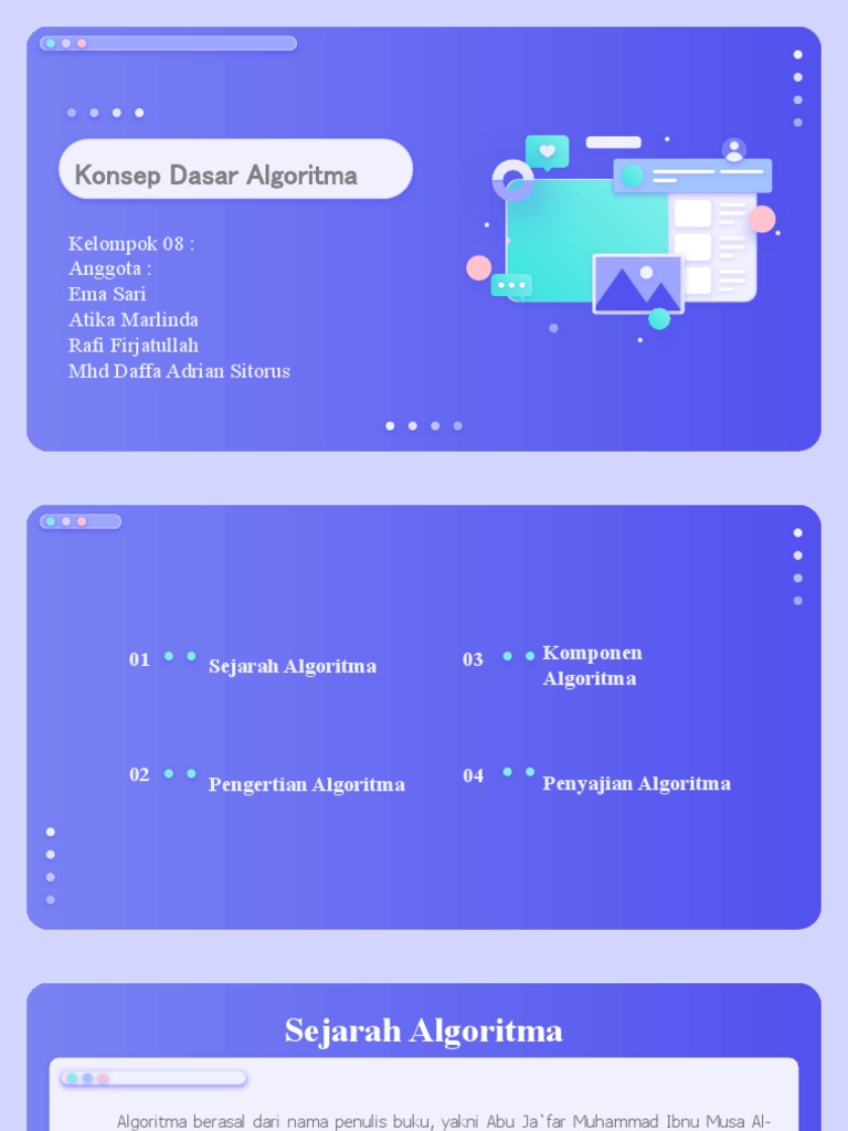 Konsep Dasar Algoritma - Kelompok 08 | PDF