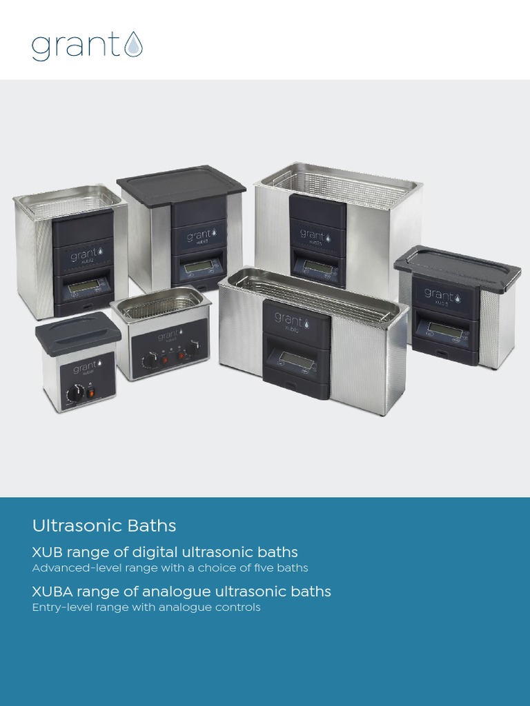 Ultrasonic Baths for Effective Cleaning | PDF | Ultrasound | Physical ...
