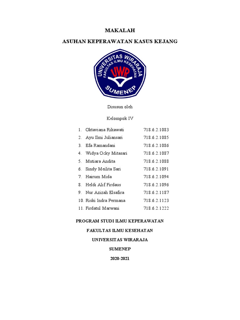 Makalah Kasus Kejang | PDF