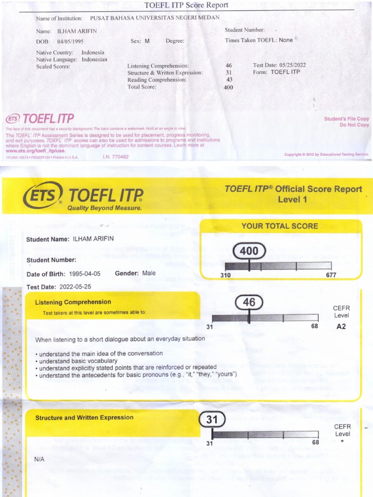 Dokumen Toefl PDF | PDF