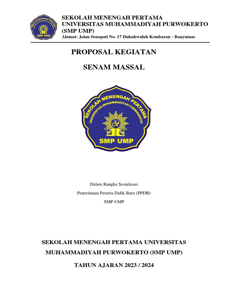 Revisi Proposal Senam Massal | PDF