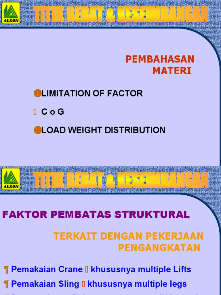 01.B Prinsip Kerja Crane + Rigging | PDF