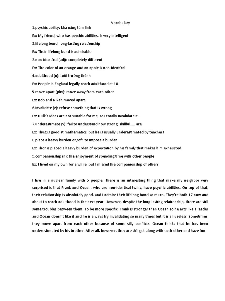 Family Matters | PDF