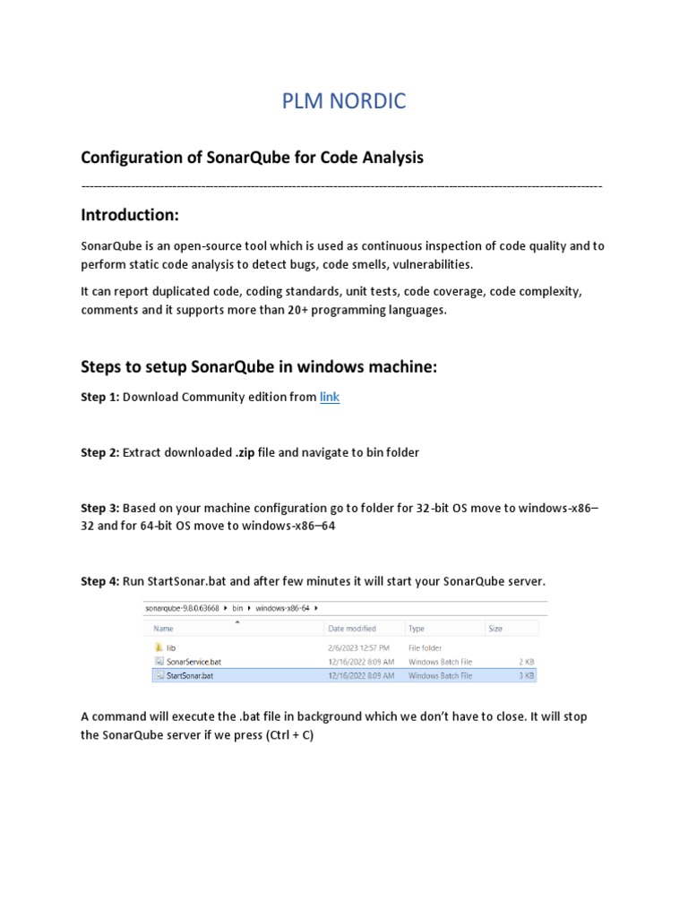 Sonarqube Configuration Pdf Pdf Source Code User Computing 1771