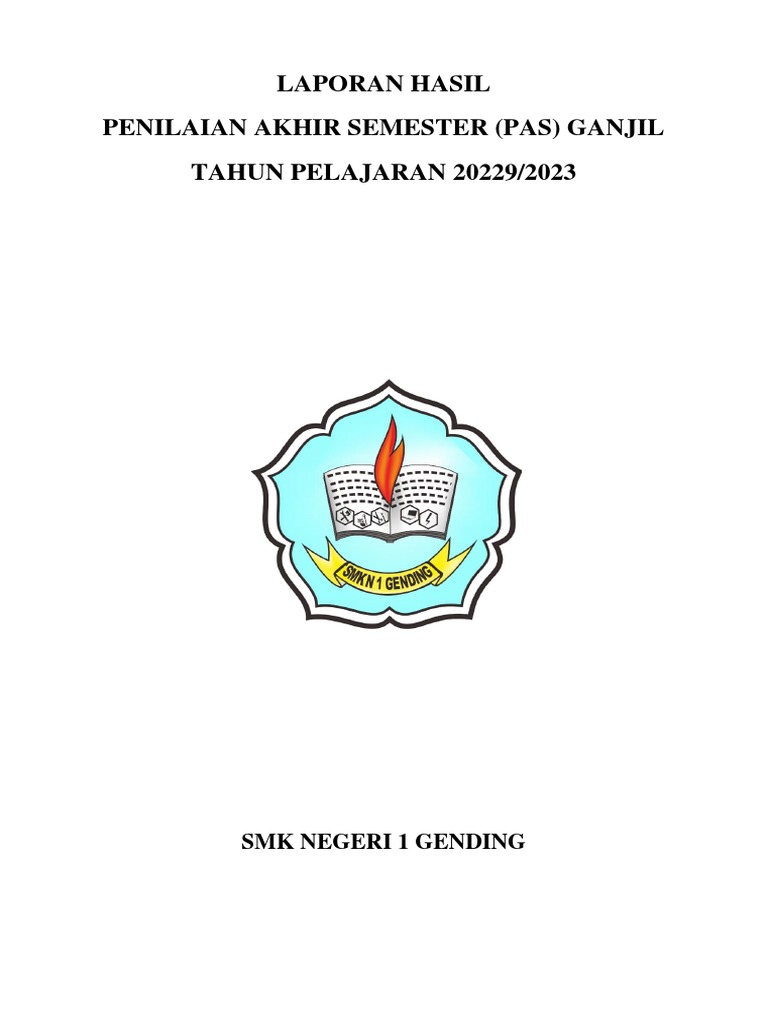 LAPORAN PAS 2022.pdf | PDF