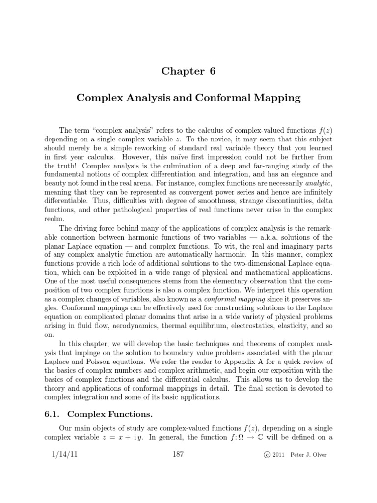 Con Formal Map | PDF | Complex Number | Logarithm