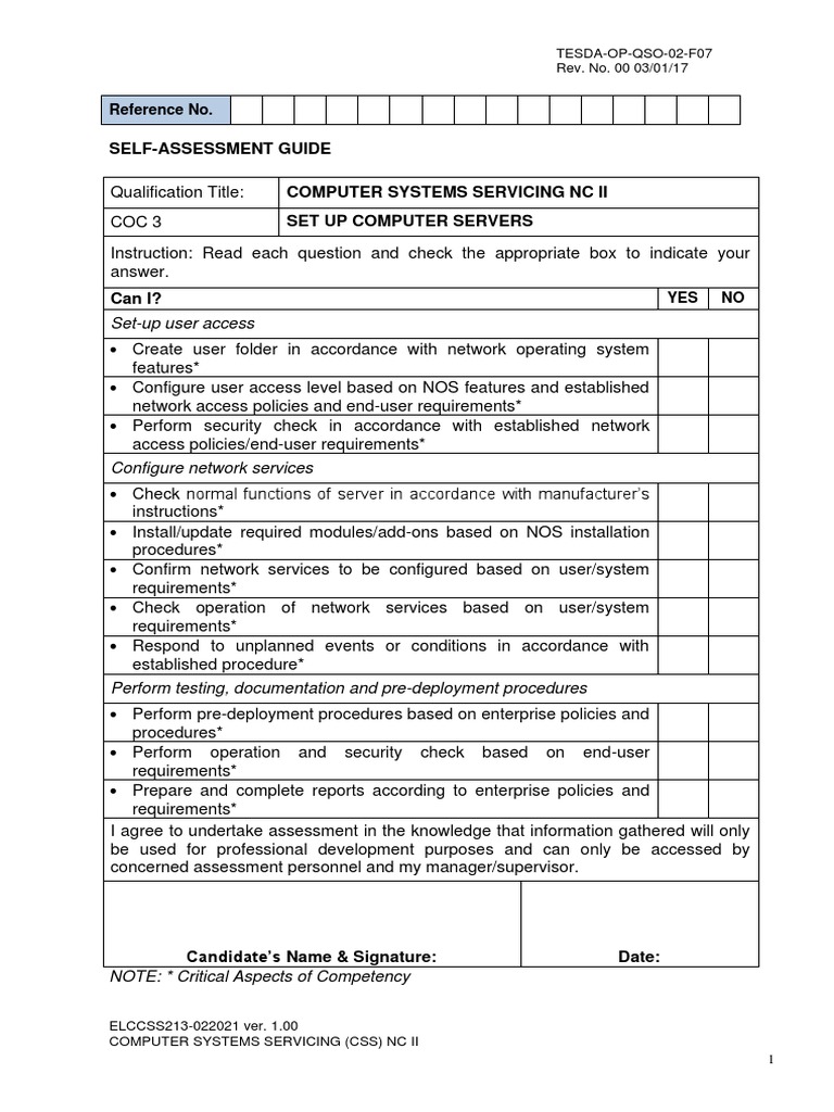 Coc3.self Assessment Guide (Sag) | PDF | Computers | Technology & Engineering