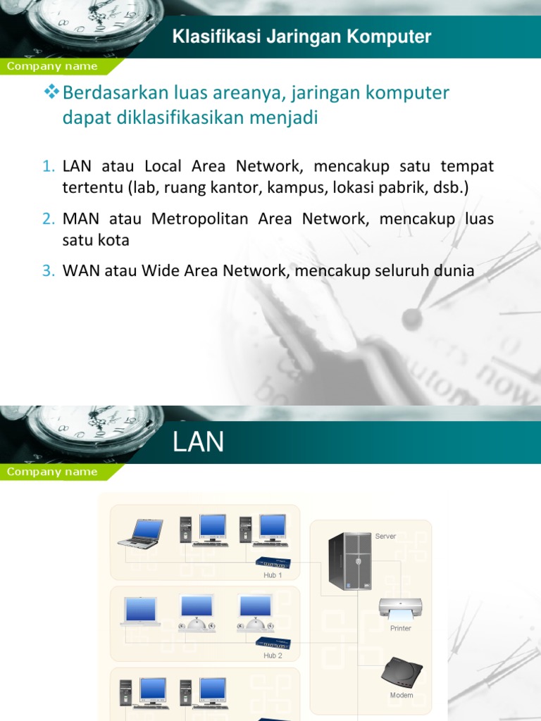 Klasifikasi Jaringan Komputer | PDF