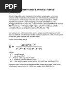 Rumus Menurut Taro Yamane | PDF | Metode & Bahan Ajar