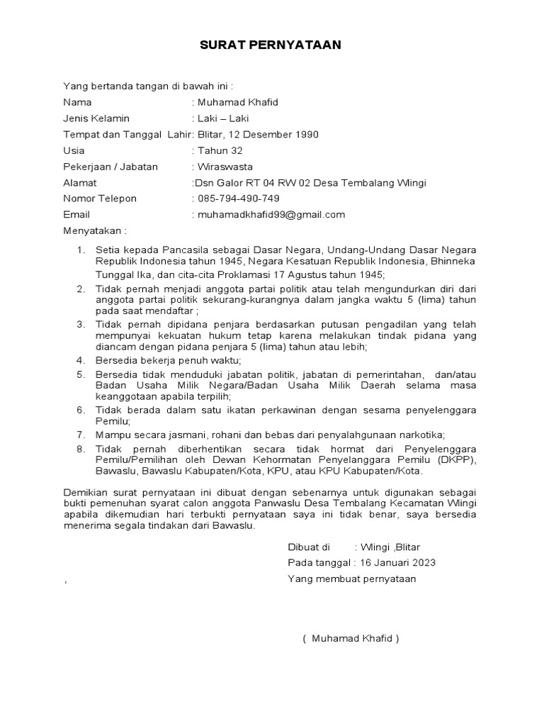 Persyaratan PKD | PDF