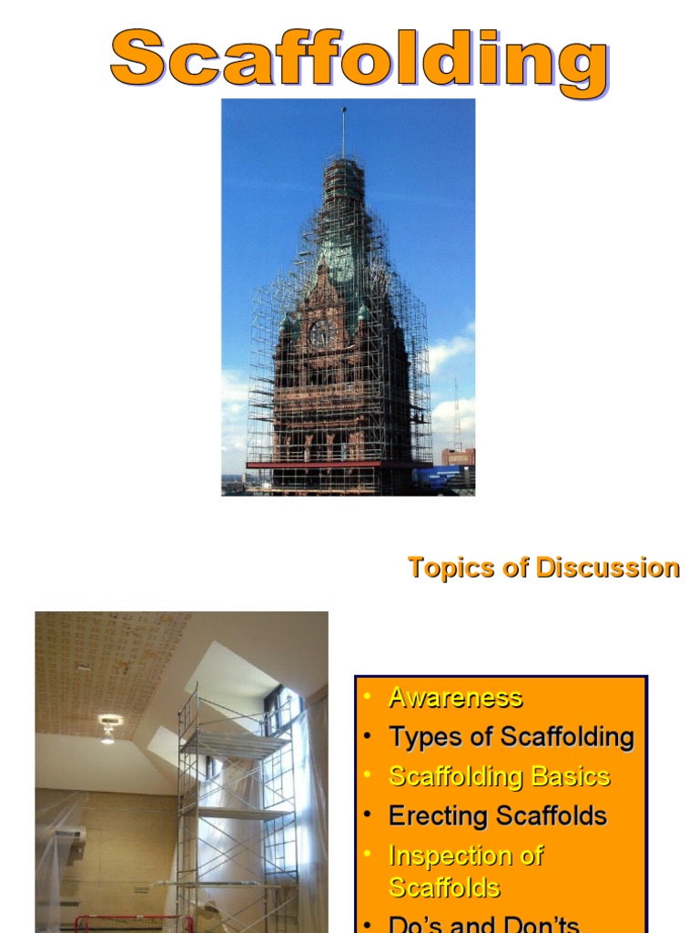 Scaffolding Inspector Training Overview | PDF