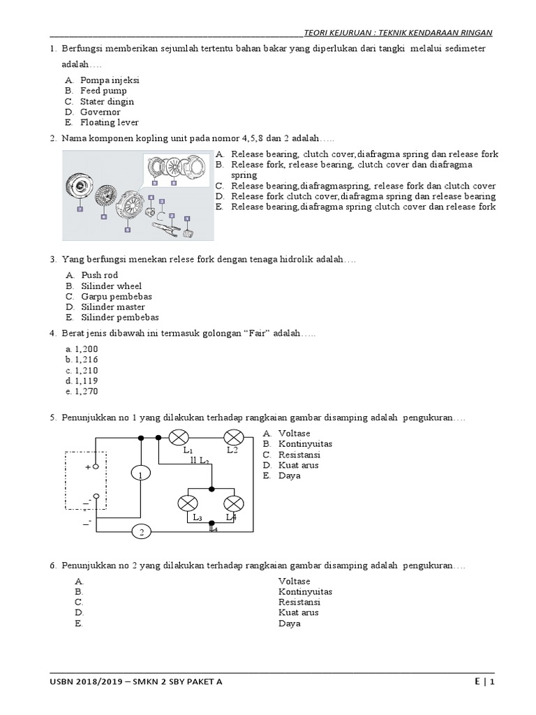 Soal 2019 | PDF | Metode & Bahan Ajar | Teknologi & Rekayasa