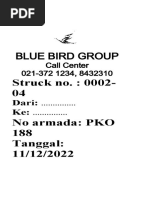 Kwitansi Pembayaran Travel Mobil | PDF