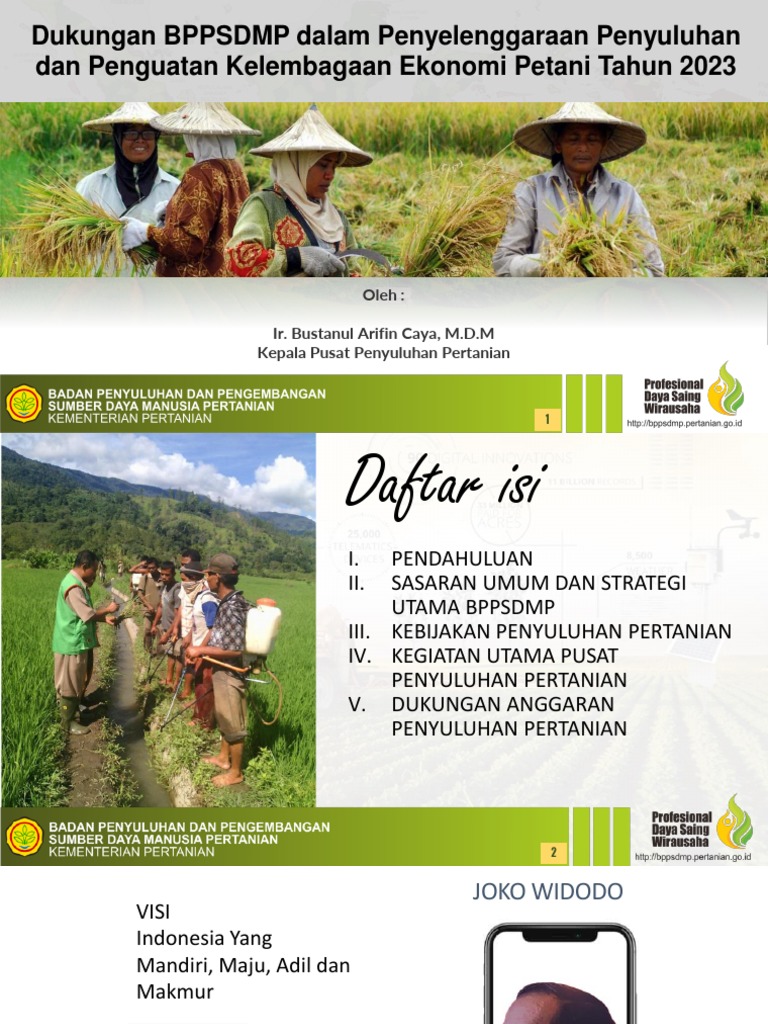 Dukungan BPPSDMP Dalam Penyelenggaraan Penyuluhan Dan Penguatan ...