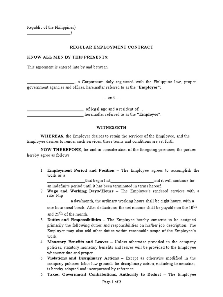 Draft Coe | Download Free PDF | Employment | Non Disclosure Agreement