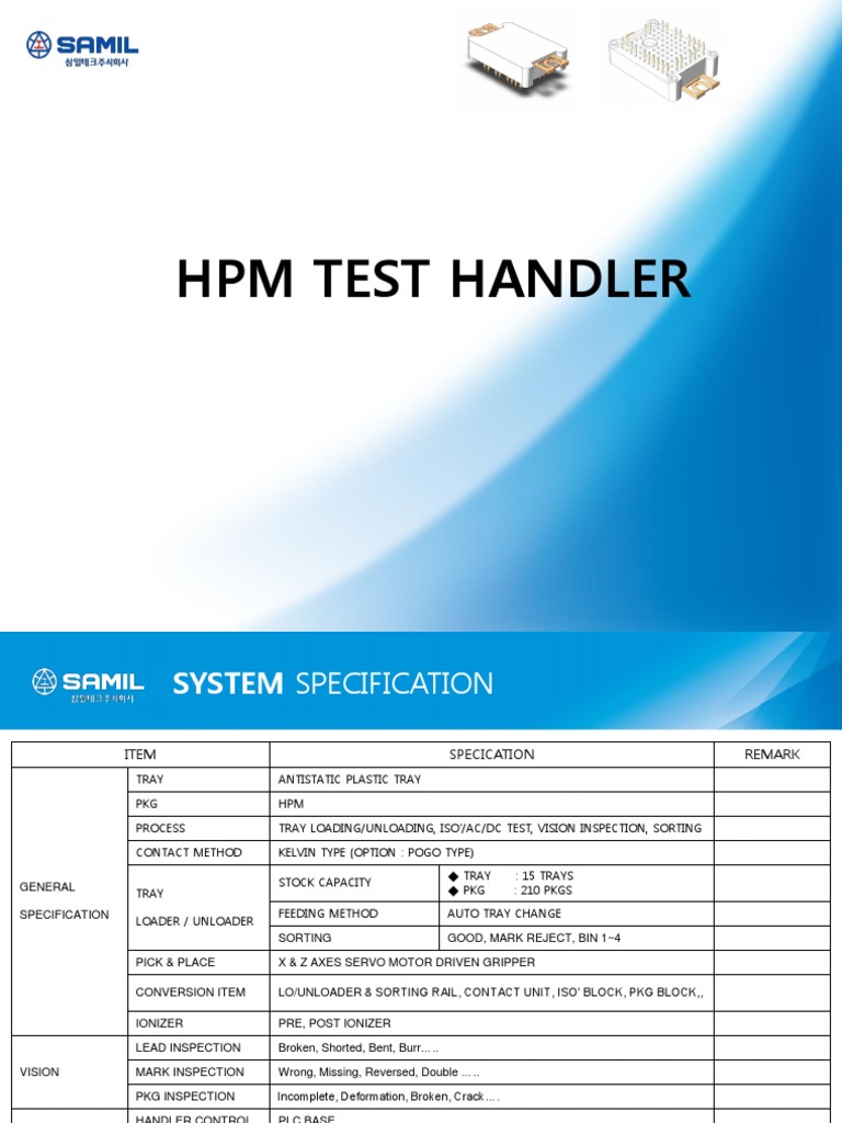 HPM Test Handler System Concept Layout - V1 | PDF | Camera | Pixel