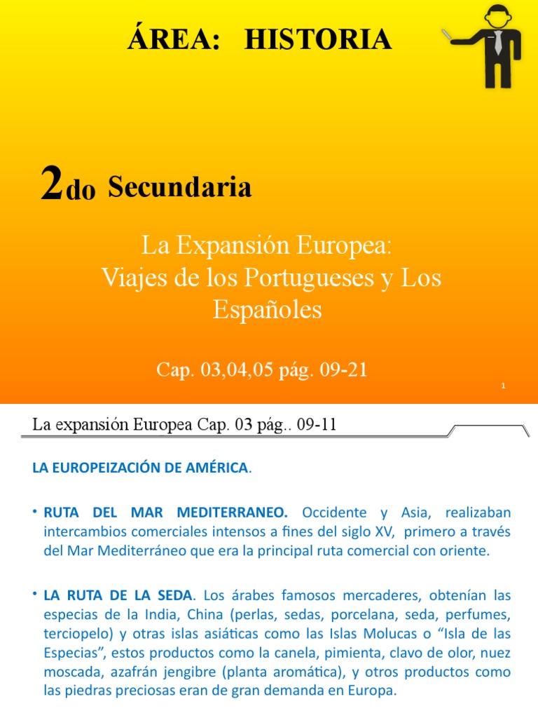 CLASE - 1 - HP - 2DO - Expansion Europea | PDF | especia | Exploración