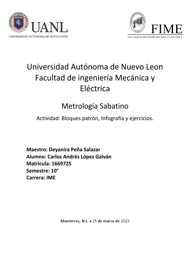 Bloques Patron | PDF | Herramientas | Medición