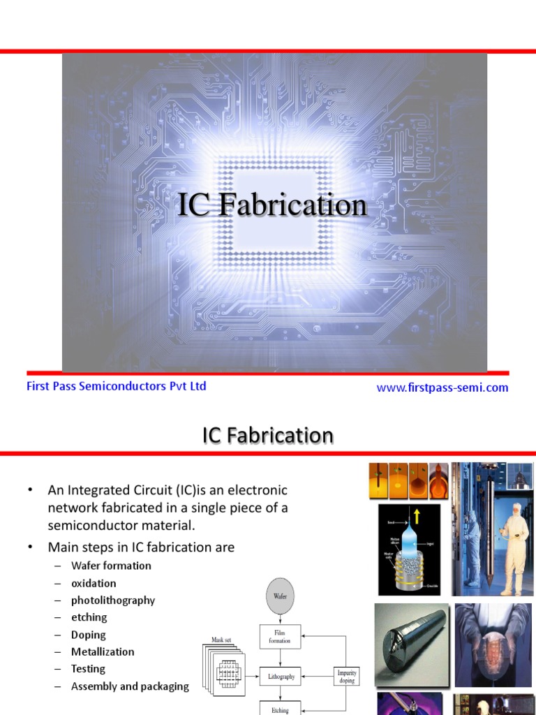 Fabrication Process-2 | PDF | Photolithography | Doping (Semiconductor)