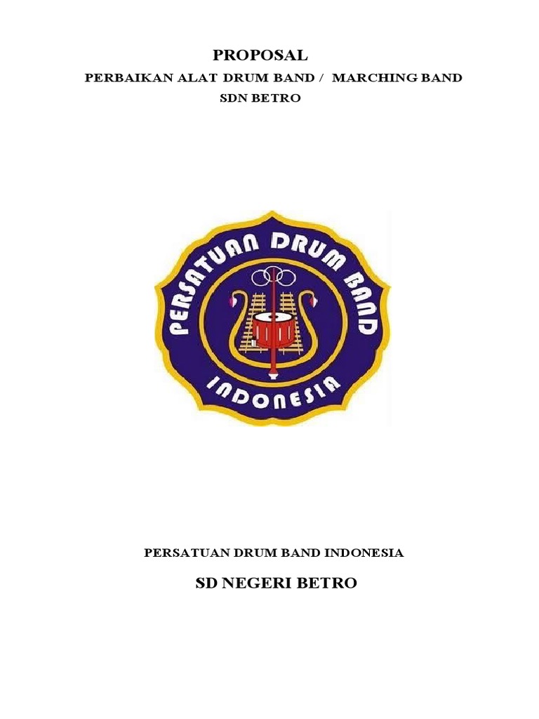 Proposal Pengajuan Alat Drum Band | PDF