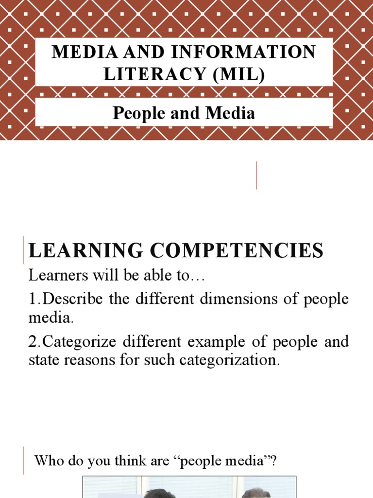 Understanding People Media: An Analysis of the Roles of Individuals in ...