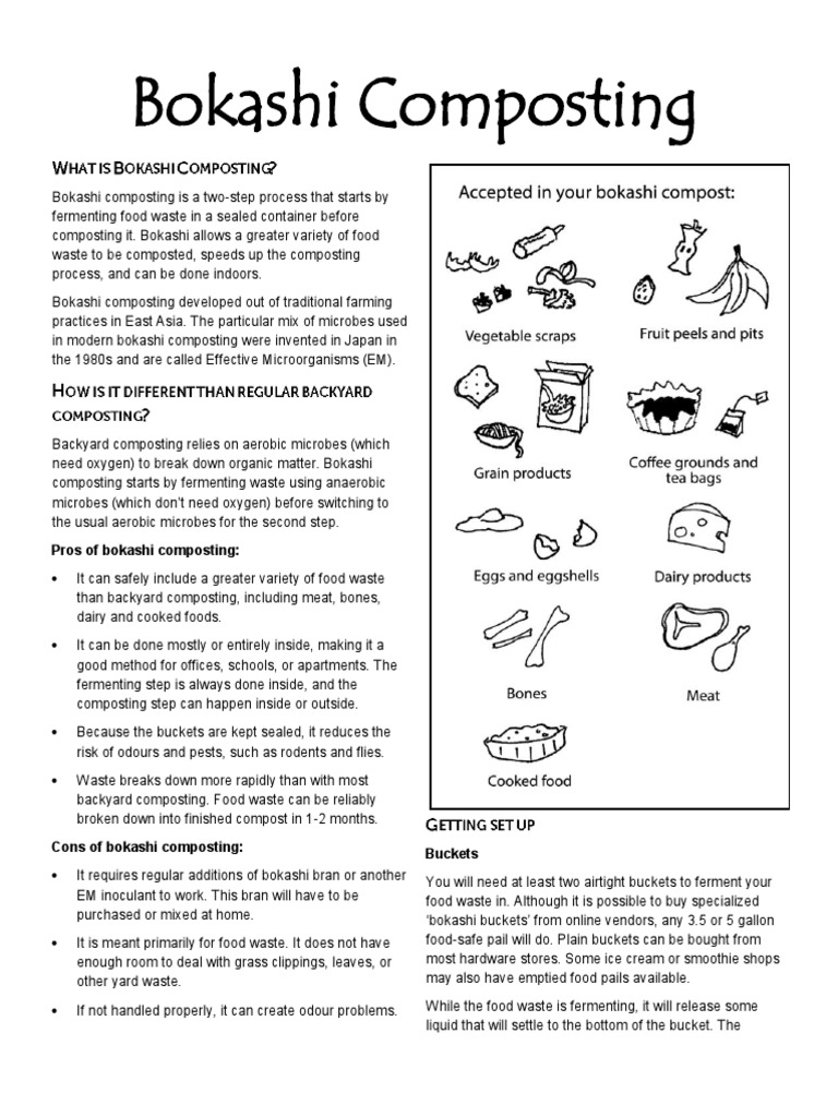 Bokashi Compost | PDF | Compost | Soil