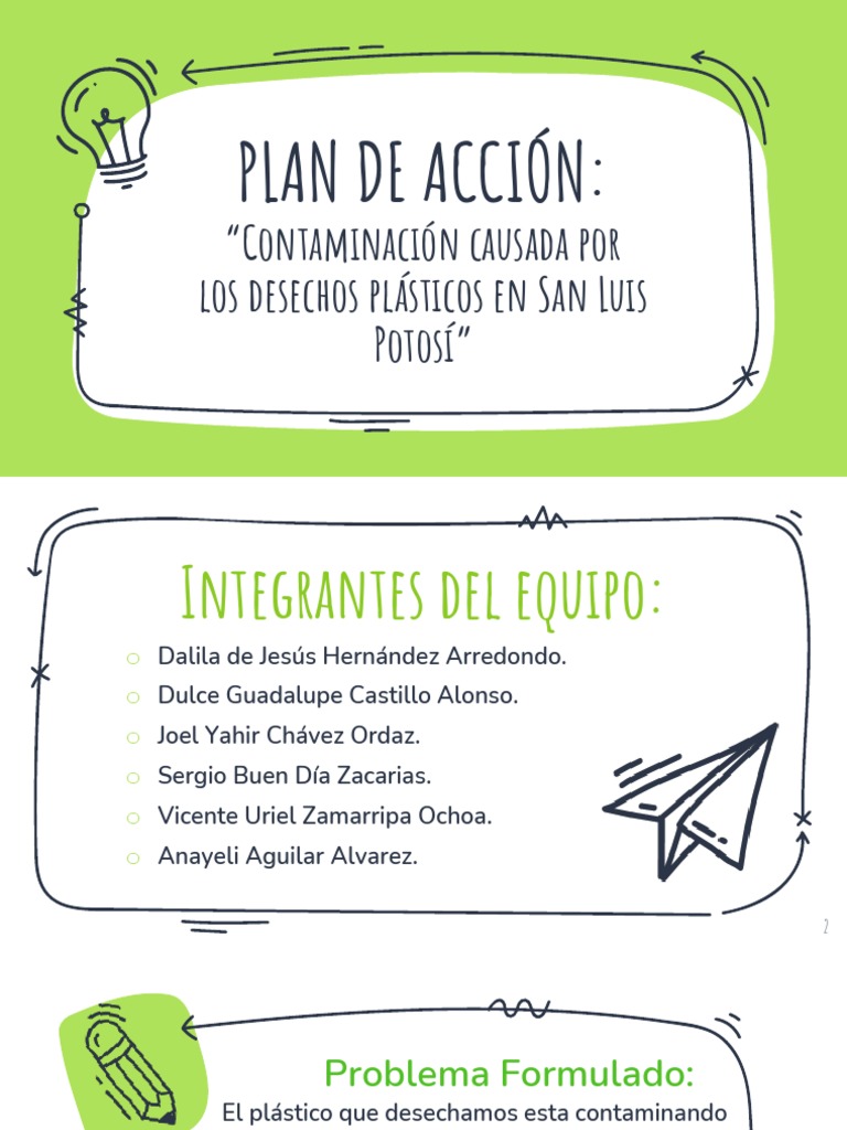 Plan de Acción | PDF | Residuos | El plastico