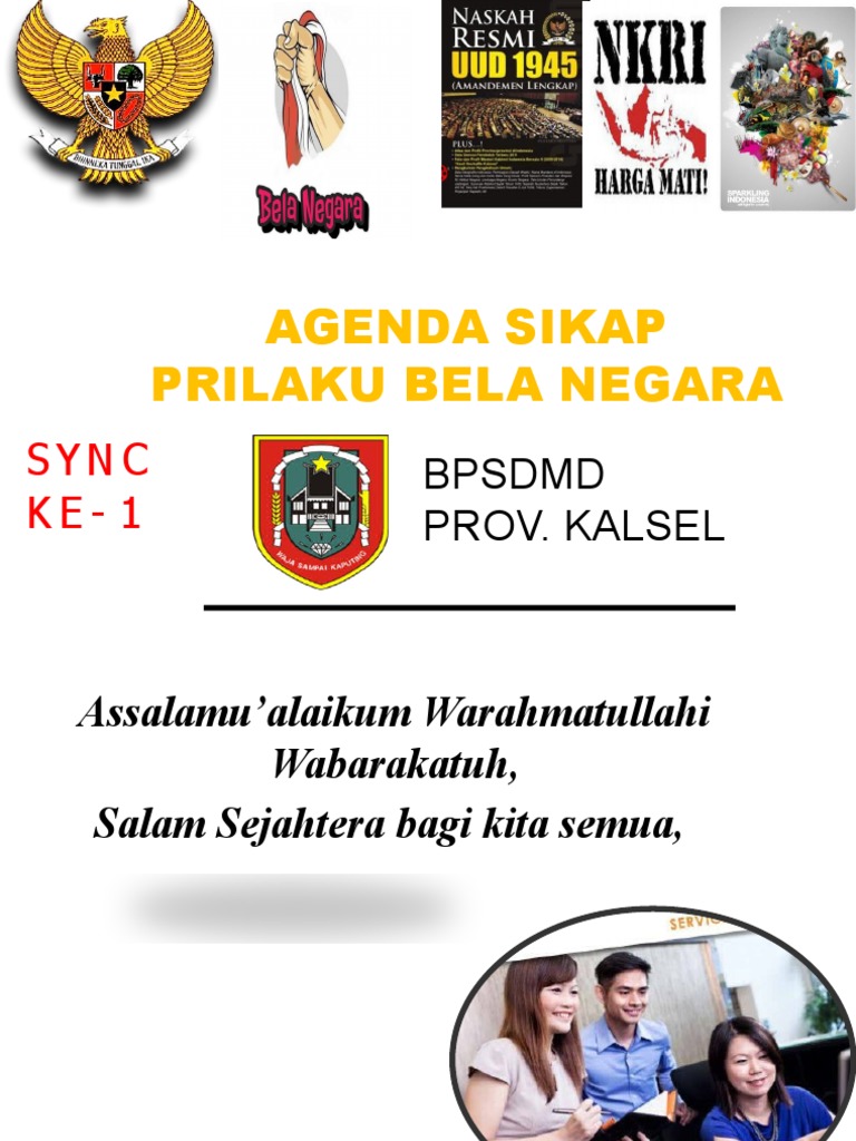 Logo BPSDMD Kalsel dalam Agenda Bela Negara | PDF