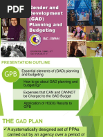 Template Gad Plan and Budget 2025 2 | PDF | Empowerment | Gender And ...