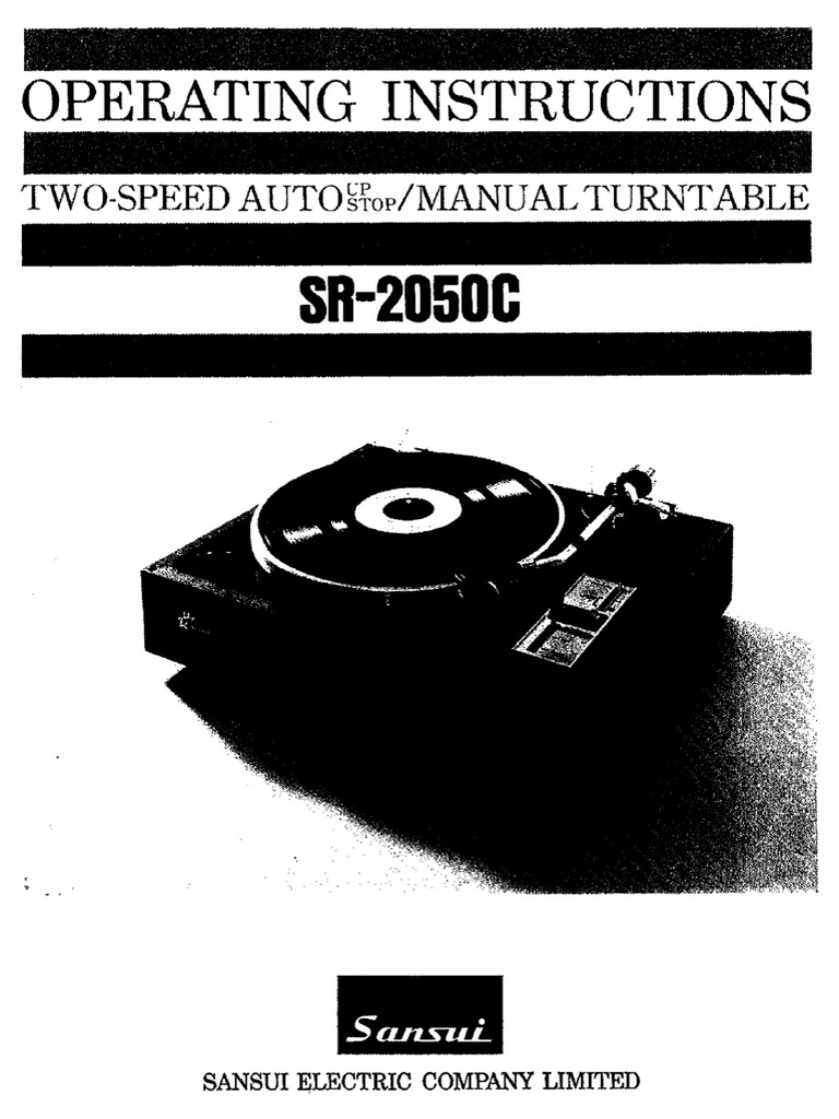 Sansui-SR-2050C-Owners-Manual | PDF