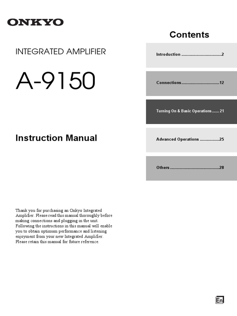 A-9150 Manual en | Download Free PDF | Loudspeaker | Amplifier