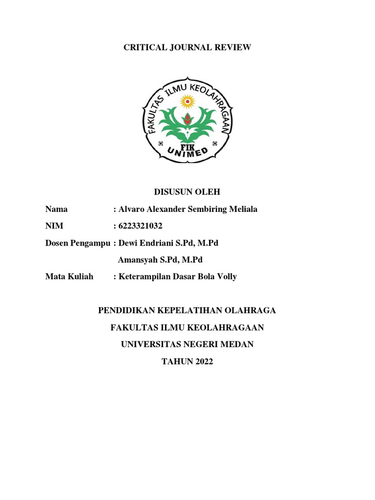 TUGAS CJR_PKO A 2022_ALVARO ALEXANDER SEMBIRING. | PDF