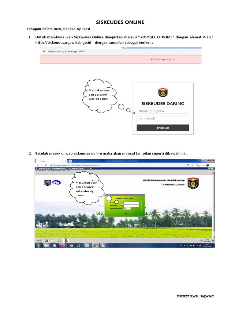 Tutorial Sikeudes (Dipakai Boleh G Dipakai GPP) | PDF